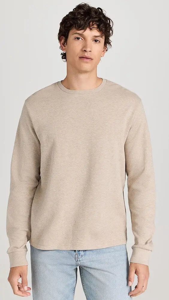 FRAME Duo Fold Long Sleeve Crew Tee