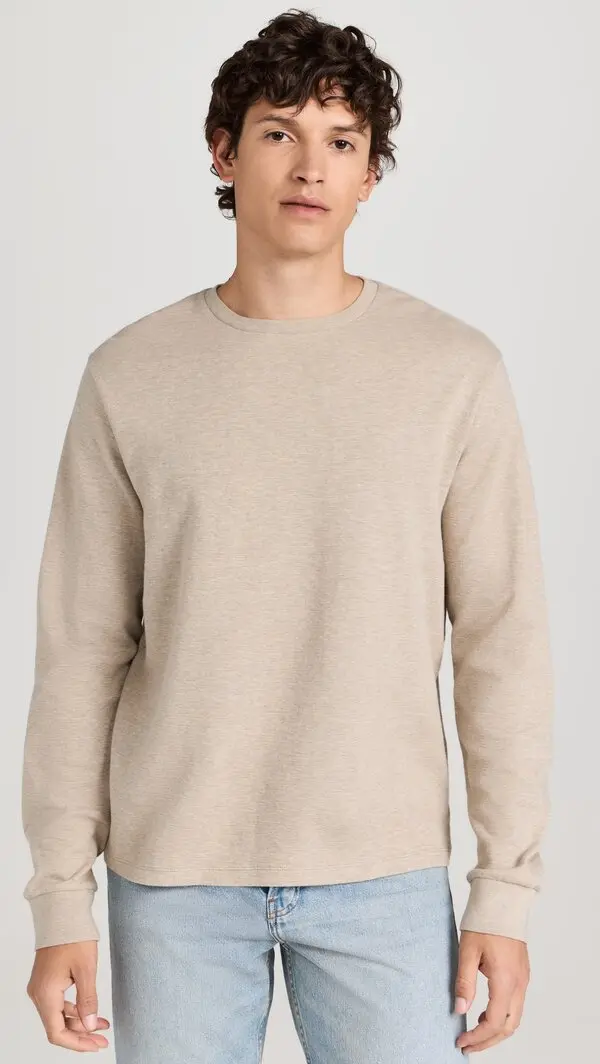 FRAME Duo Fold Long Sleeve Crew Tee