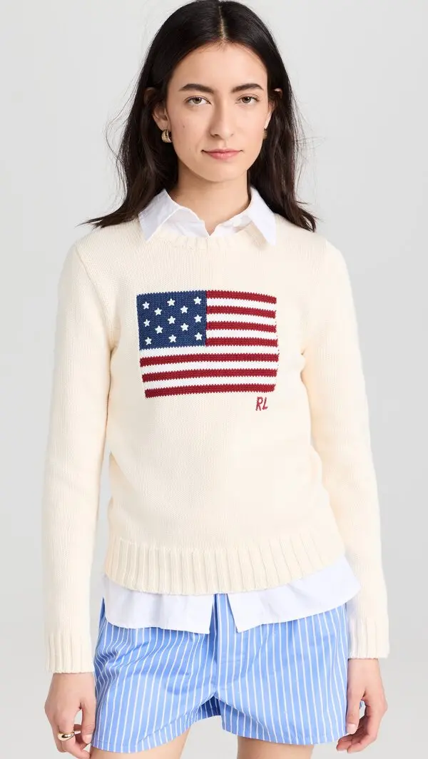Polo Ralph Lauren Flag Pullover Sweater