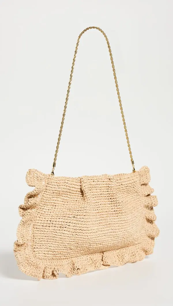 LOEFFLER RANDALL Mavis Ruffle Trim Clutch