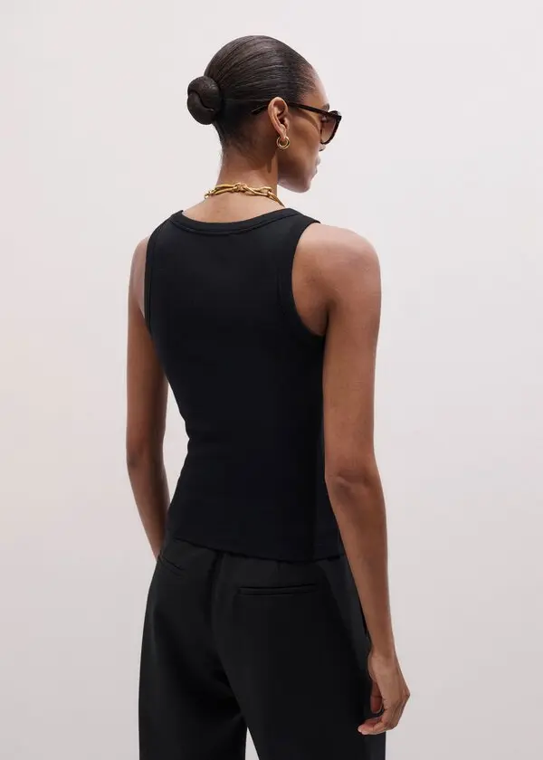 ME+EM Ultimate Crew Neck Vest - Black
