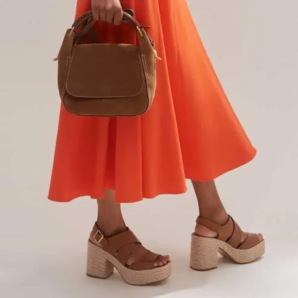ME+EM Textured Pleat Front Midi Dress