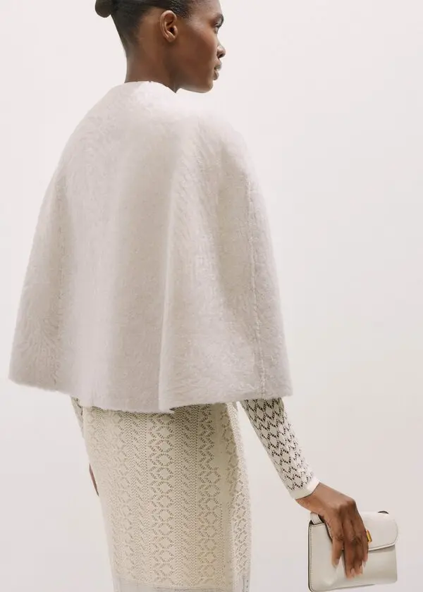 ME+EM Shearling Cape