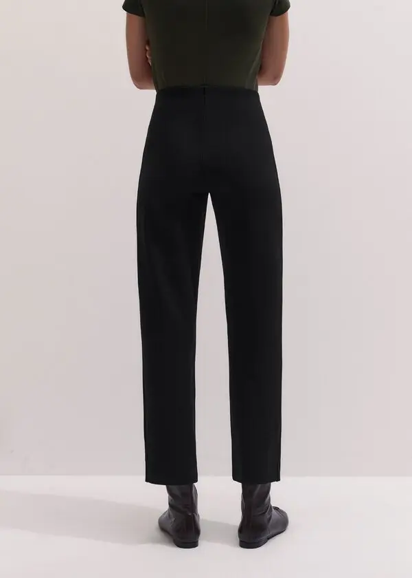 ME+EM Travel Tailoring Slim Crop Pants - Black