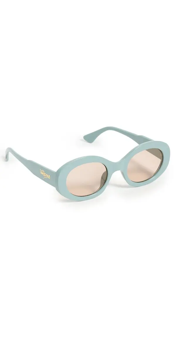 WISDOM FASHION HOUSE FRAME 16 SAGE BEIGE OVAL SUNGLASSES. 53 mm WISDOM FASHION HOUSE FRAME 16 SAGE BEIGE OVAL SUNGLASSES. 53  main image 4
