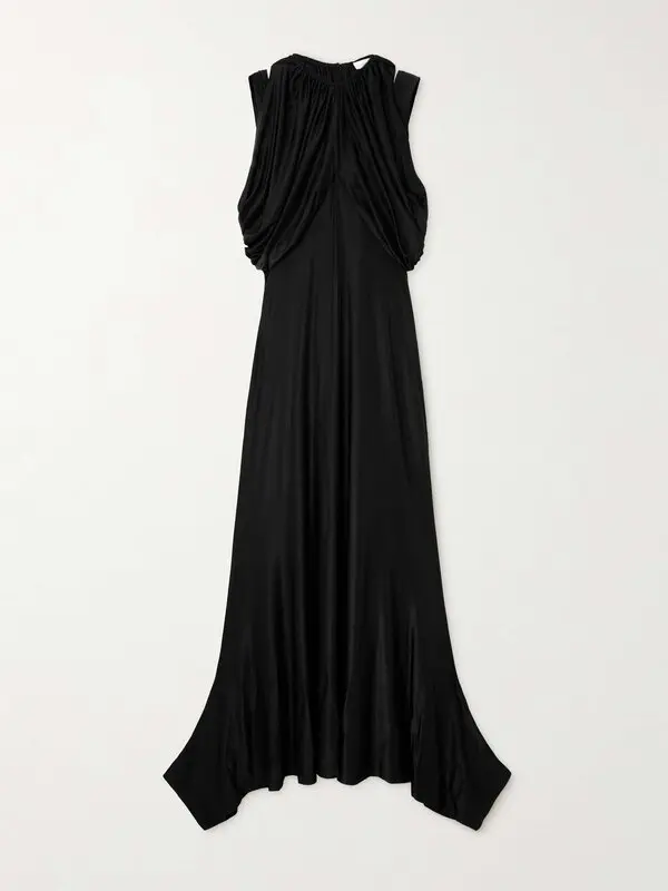 Rabanne Draped Stretch-jersey Dress