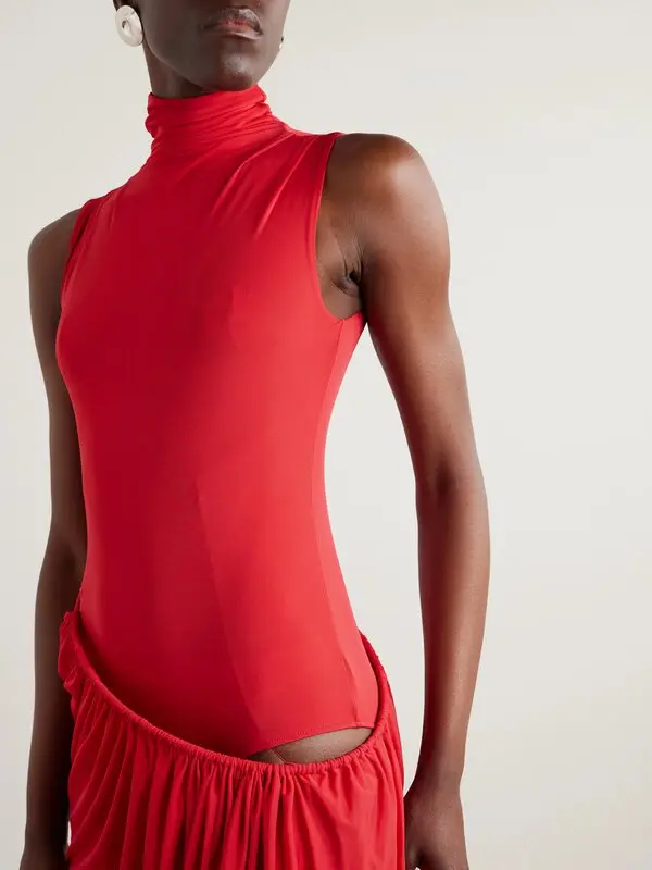 Christopher Esber Cutout Draped Maxi Dress