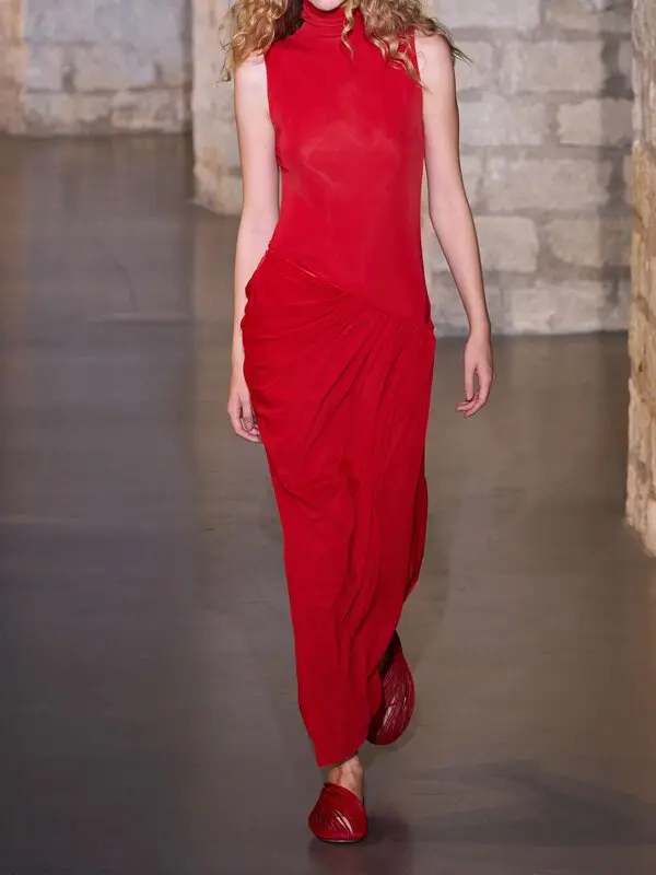Christopher Esber Cutout Draped Maxi Dress