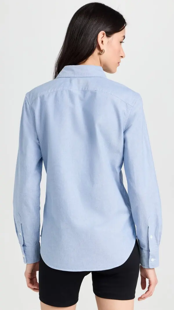 Polo Ralph Lauren Cotton Oxford Long Sleeve Button Down Shirt - Blue