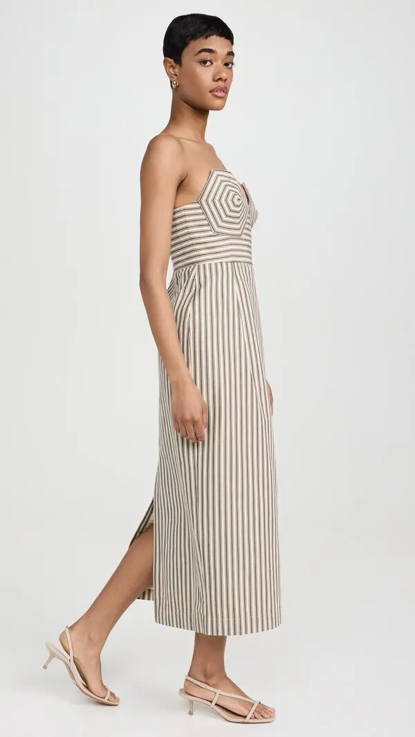 Mara Hoffman Rina Dress In Black Cream - 40% Off | Editorialist