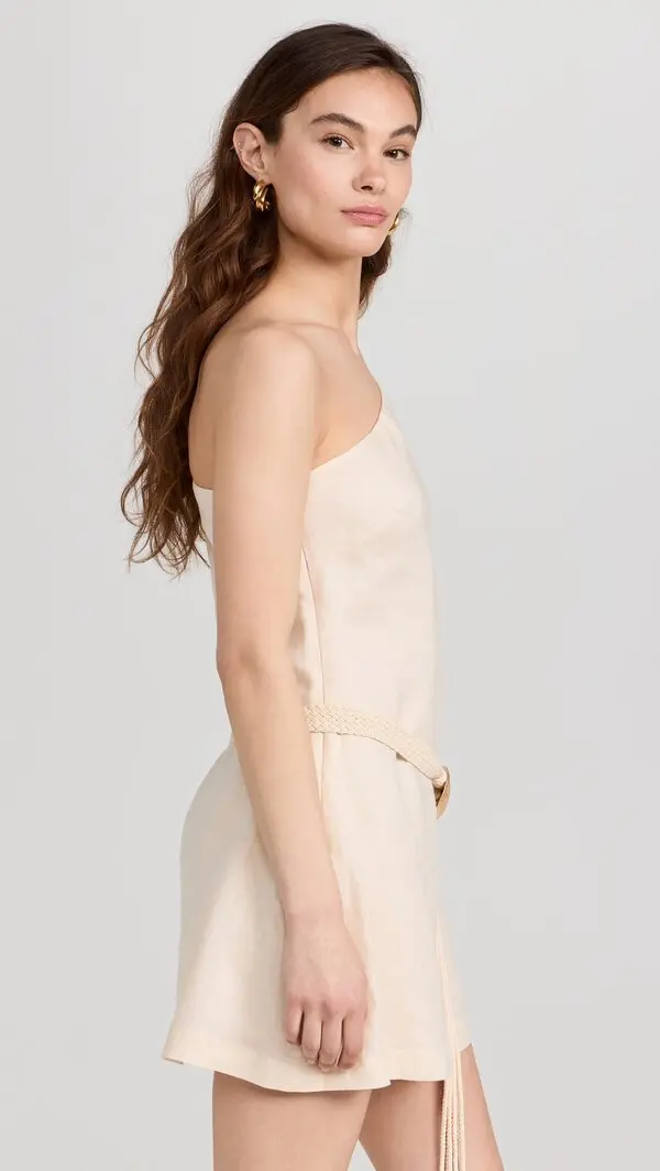 chinese dress ladies Oliver Linen Mini Dress  Retrofete