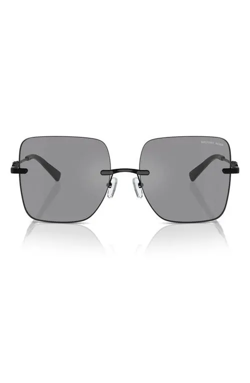 Michael Kors Quebec 55mm Square Sunglasses - Dark Grey