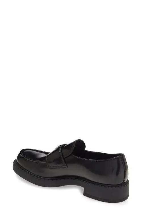 Prada Brushed Leather Loafer