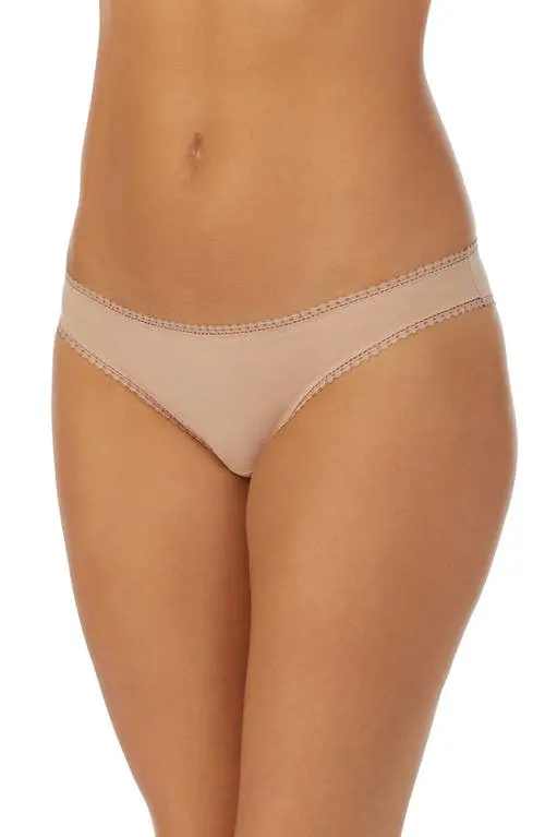 ON GOSSAMER Cabana Cotton Leakproof Bikini - Champagne