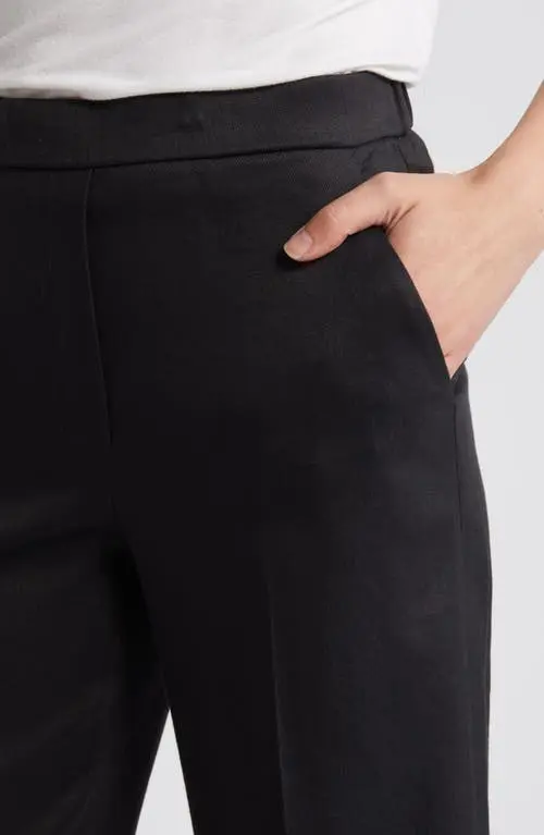 Theory Pull-on Wide Leg Pants - Black