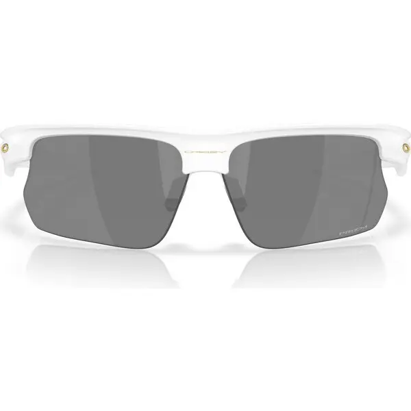 Oakley Bisphera 68mm Prizm™ Gradient Oversize Sunglasses - Matte White / Prizm Black