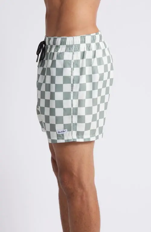 BOARDIES Nico Checkerboard Swim Trunks