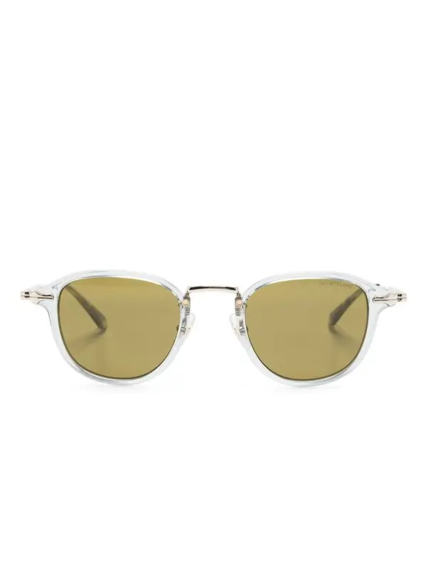 Montblanc Round-frame Sunglasses - Gold