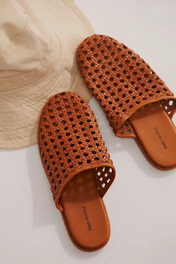 Free People Freya Woven Mule Flats
