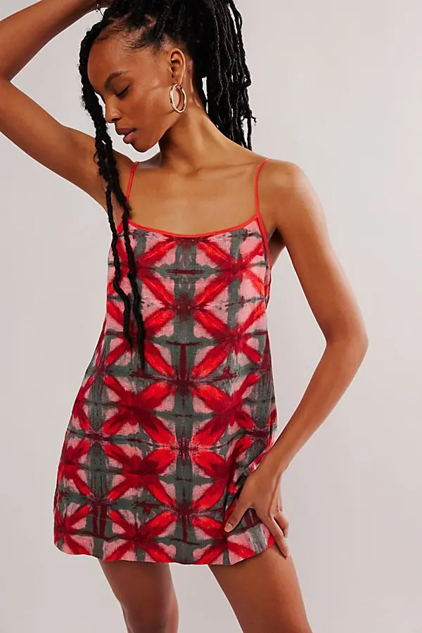 Free People Heart Eyes Mini Dress In Watermelon Combo - 61% Off |  Editorialist