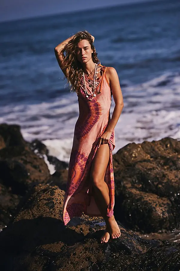 Free People Stevie Midi Dress In Canyon Combo - 61% Off | Editorialist