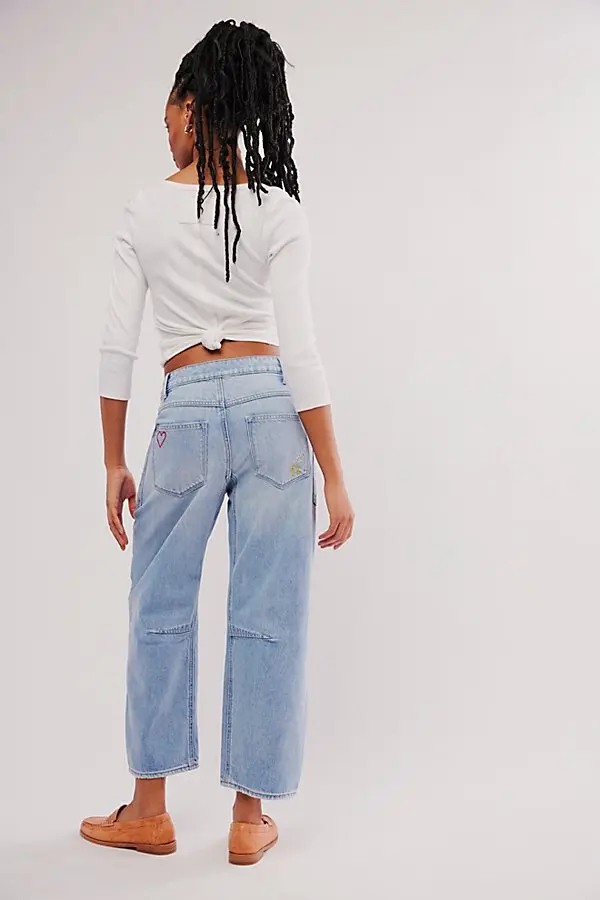 DRIFTWOOD Barbara Embroidered Jeans