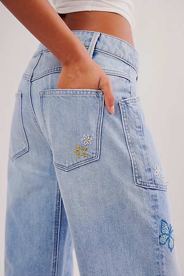 DRIFTWOOD Barbara Embroidered Jeans