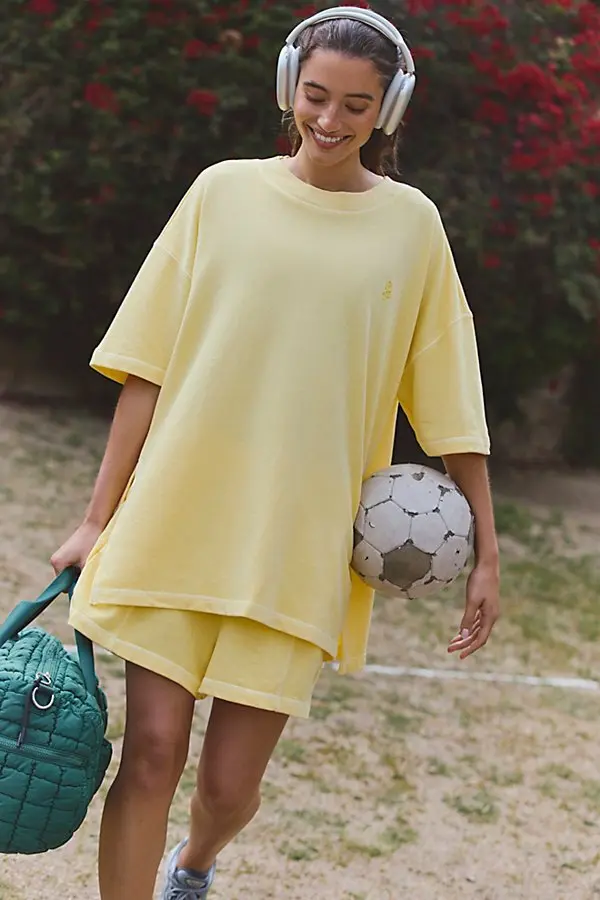 Free People Back Me Up Set - Lemon Meringue