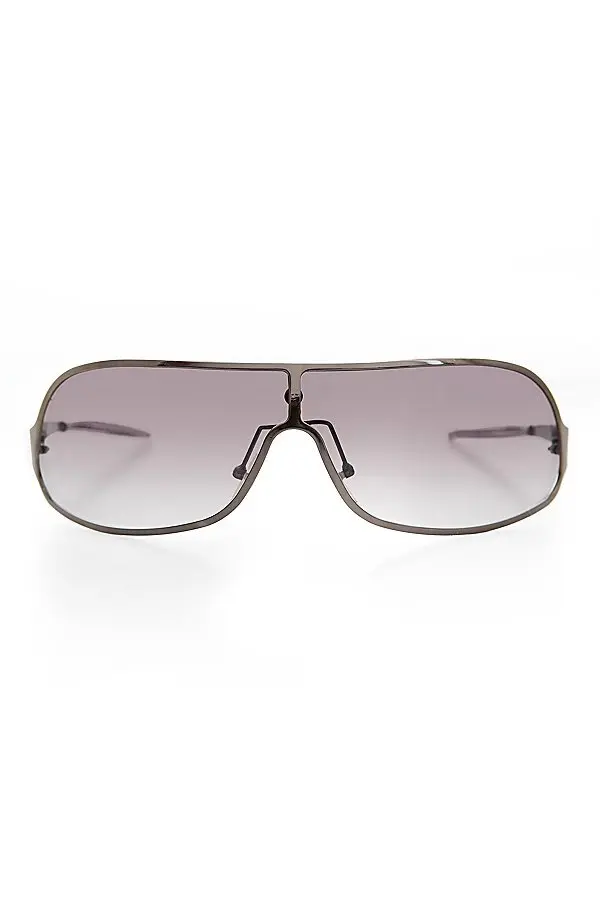 SUNGLASS MUSEUM Tinted Lens Shield Sunglasses - Purple