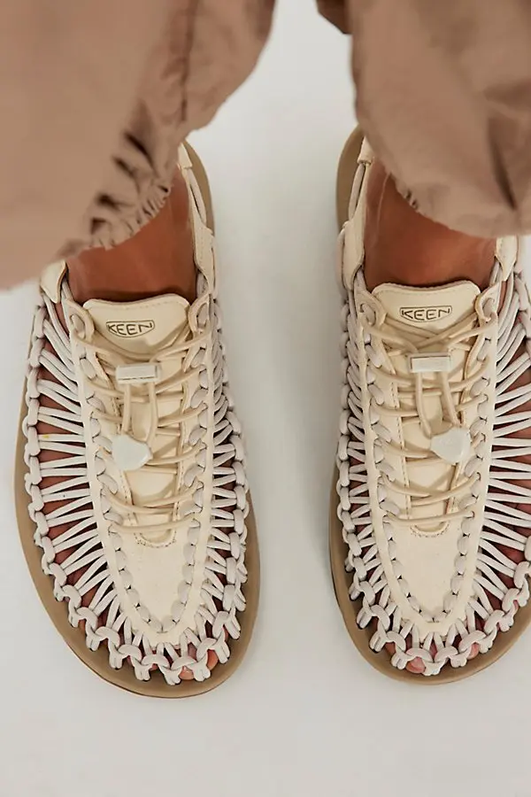 Keen Uneek Woven Sneakers - White Cap/cornstalk