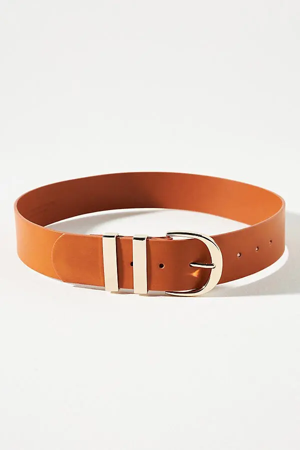 Anthropologie Double Keeper Belt In Yellow 25% Off Editorialist