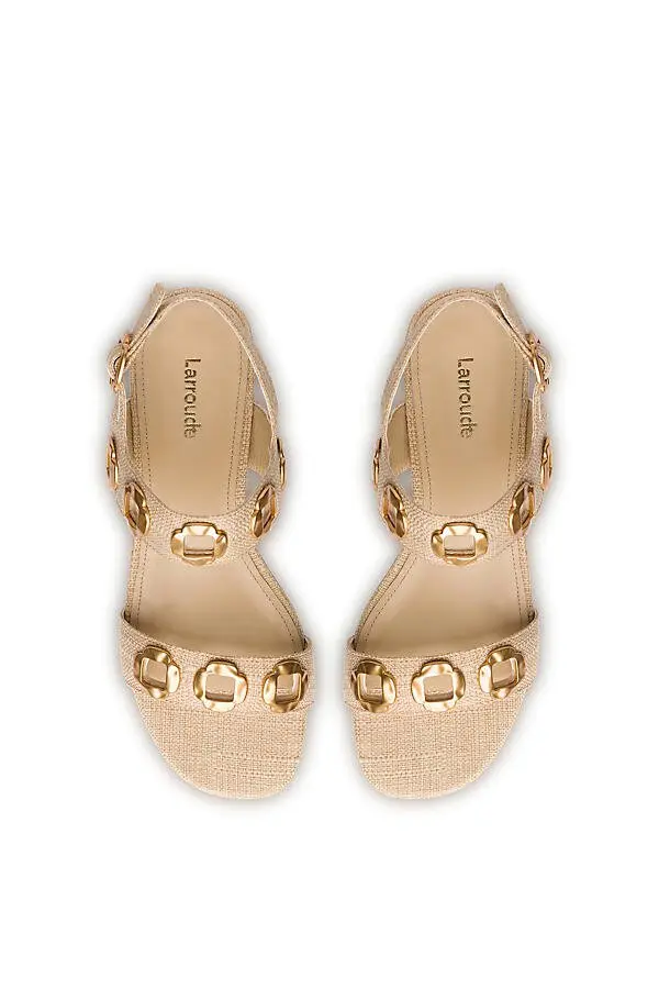 Larroude Milan Flat Sandal
