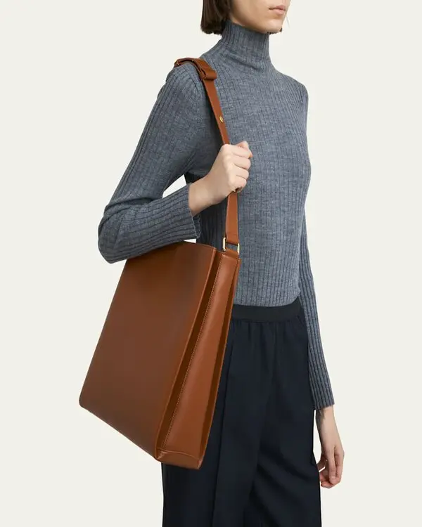 Plan C Shopper Leather Tote Bag
