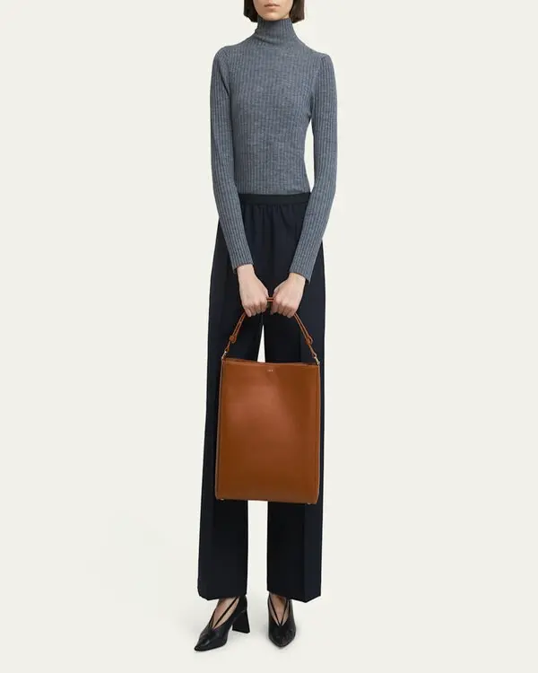 Plan C Shopper Leather Tote Bag