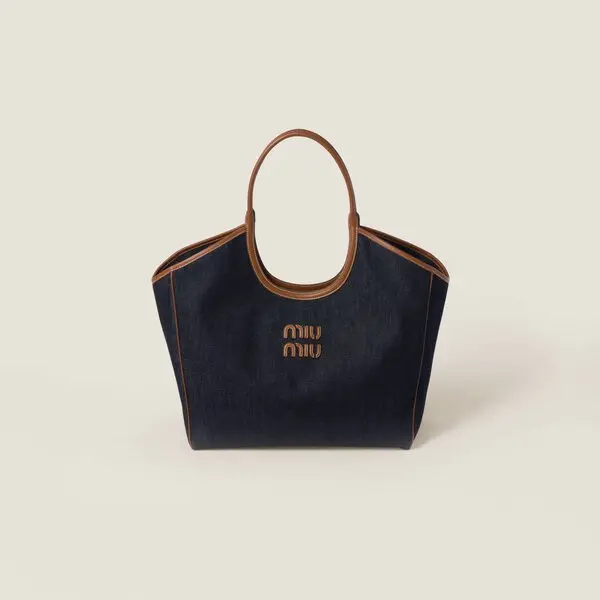 Miu Miu Ivy Denim Tote Bag