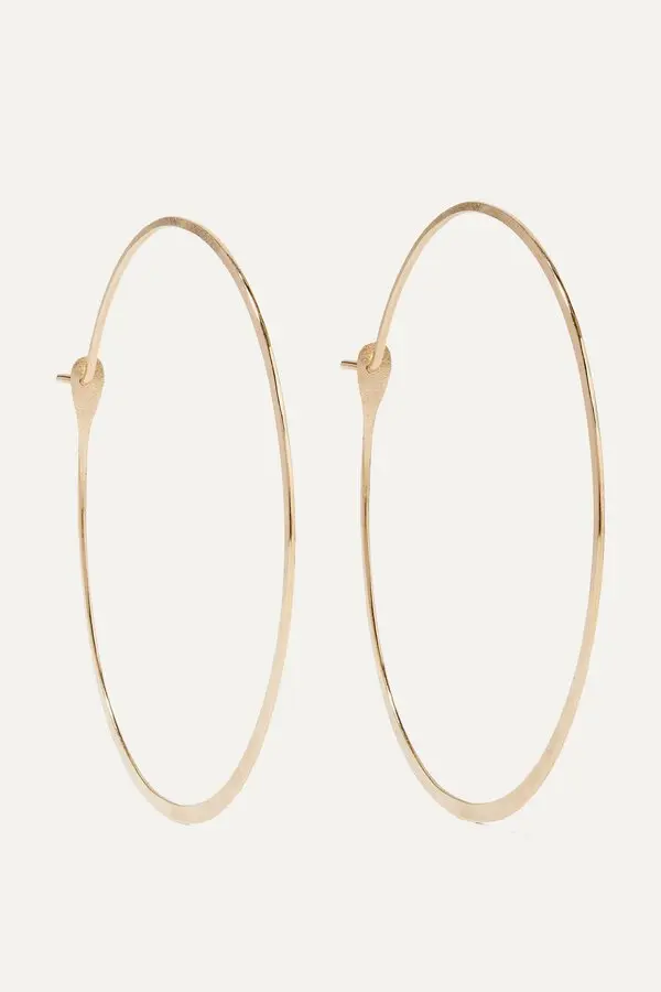 MELISSA JOY MANNING 14-karat Hoop Earrings - Gold