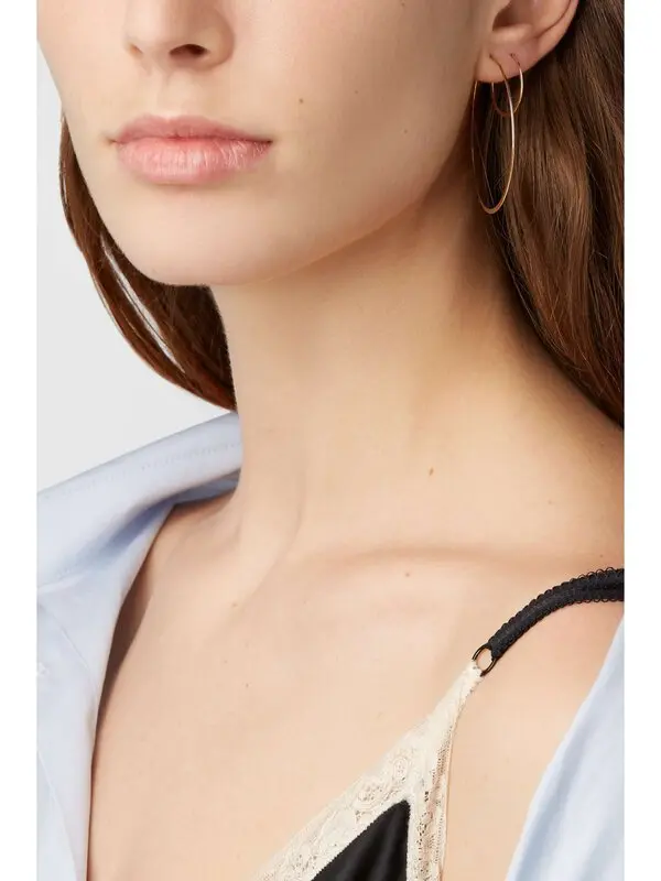 Melissa Joy Manning 14-Karat Hoop Earrings - Gold | Editorialist