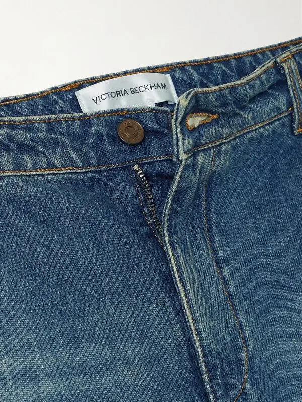 Victoria Beckham Cropped Flared High-rise Jeans