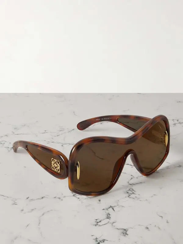 Loewe Anagram Oversized D-frame Sunglasses - Tortoiseshell