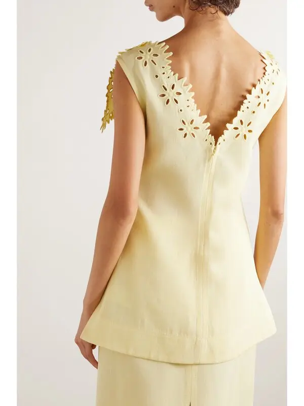 Bottega Veneta Layered Broderie Anglaise Top