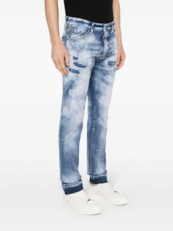 Dsquared2 Light Everglades Patch-detail Jeans