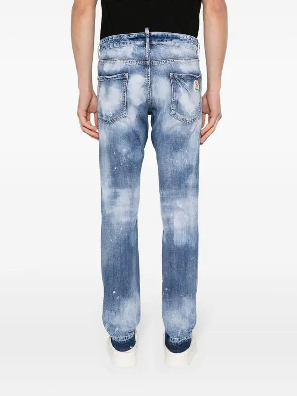 Dsquared2 Light Everglades Patch-detail Jeans