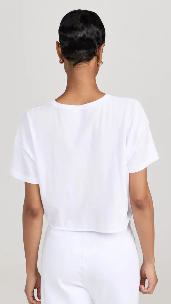 Year Of Ours Yos Cropped Tee - White