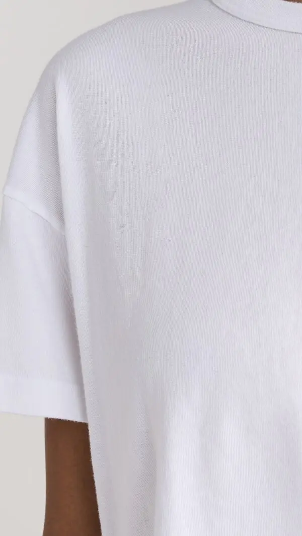Year Of Ours Yos Cropped Tee - White