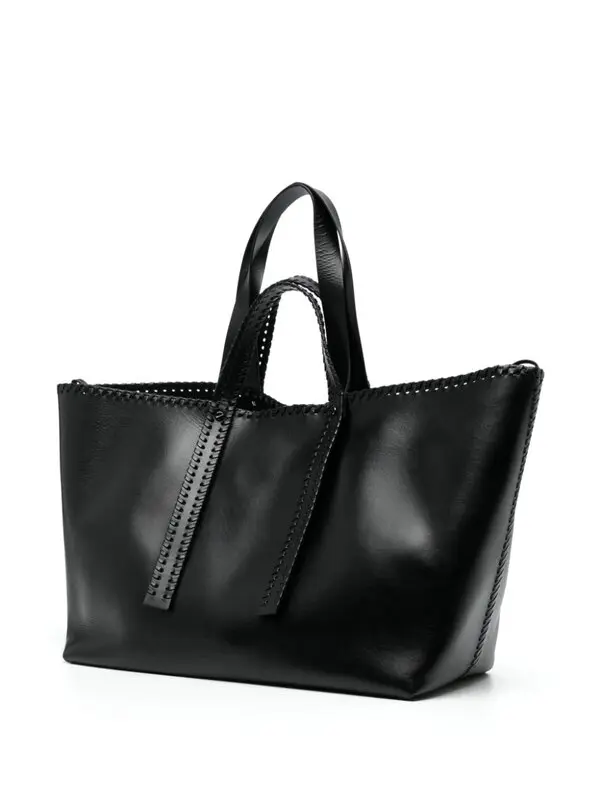 Off-White Leather Tote Bag