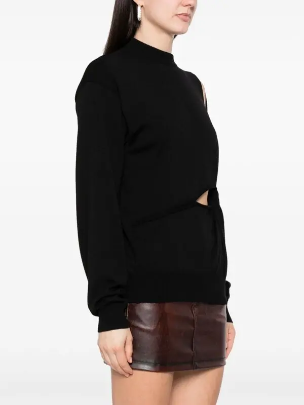 Sportmax Cut-out Wool Jumper