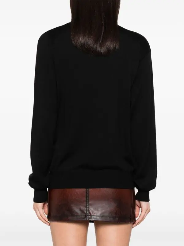 Sportmax Cut-out Wool Jumper