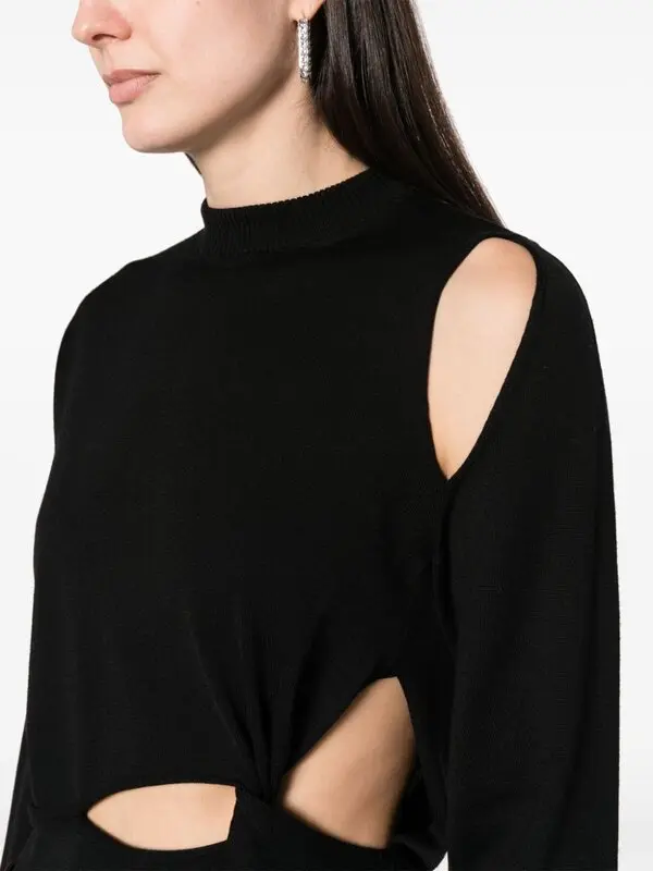 Sportmax Cut-out Wool Jumper