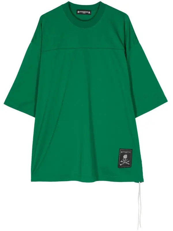 MASTERMIND WORLD Logo-print Crew-neck T-shirt - Green