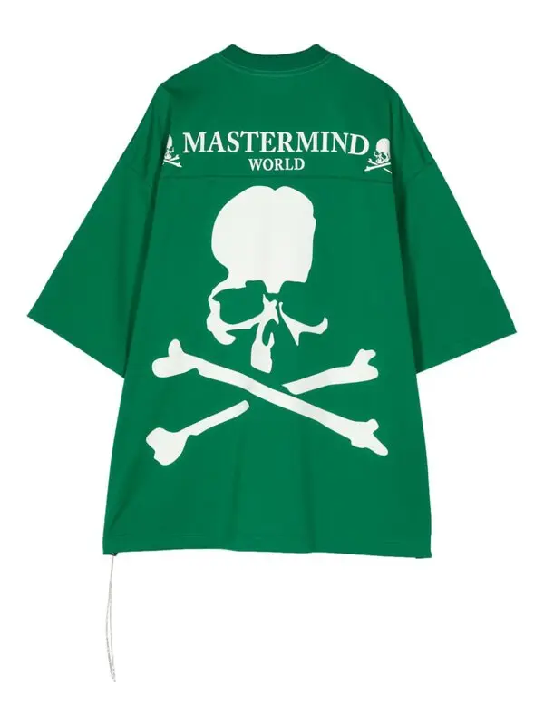 MASTERMIND WORLD Logo-print Crew-neck T-shirt - Green